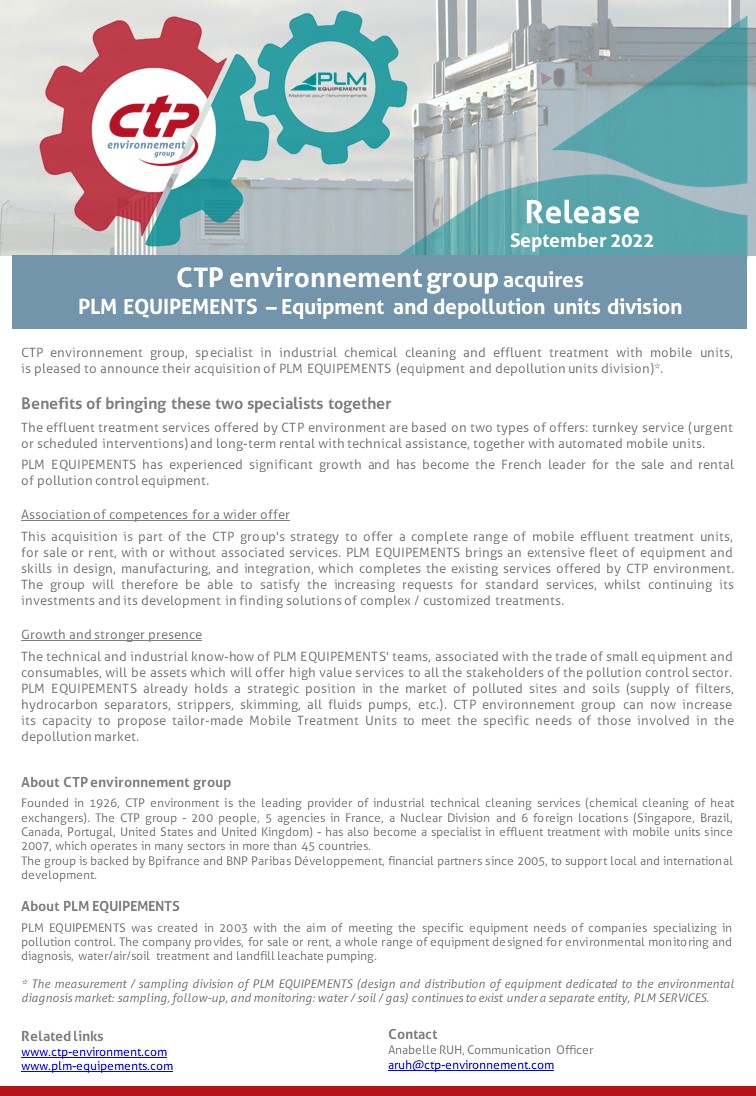 Events - CTP environnement group